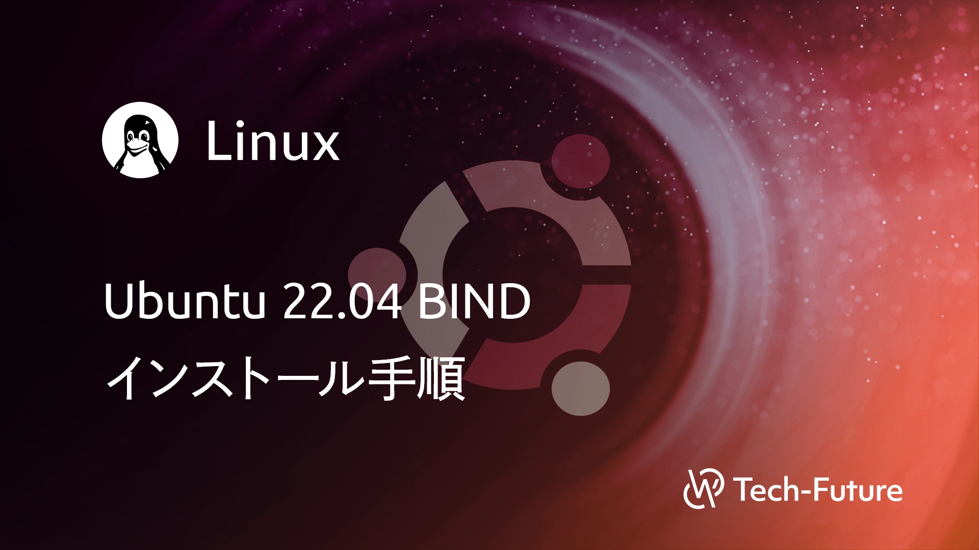 【Linux】Ubuntu 22.04 BIND インストール手順 | willserver for tech-future