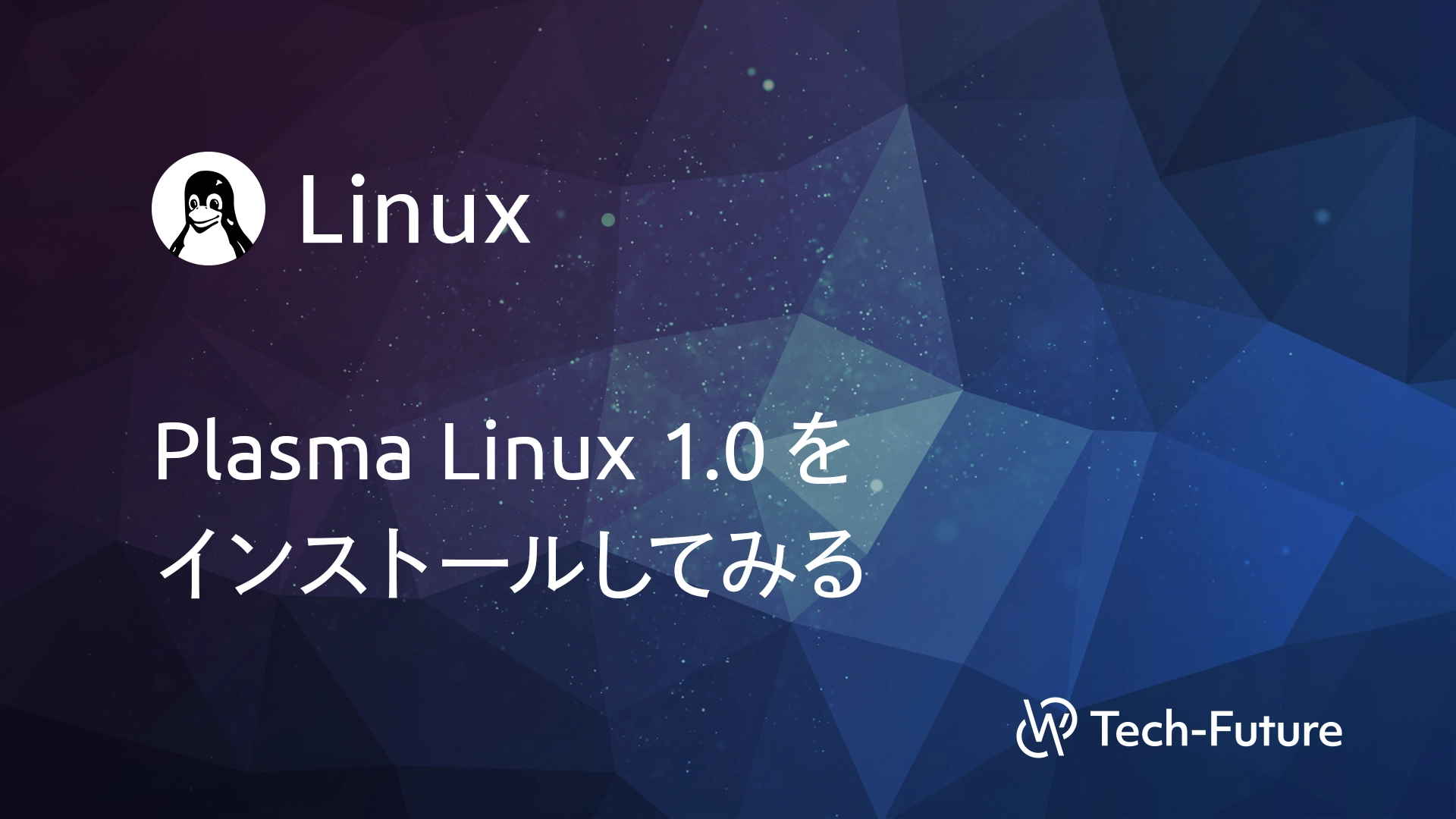 【Linux】Plasma Linux 1.0をインストールしてみる | willserver for tech-future