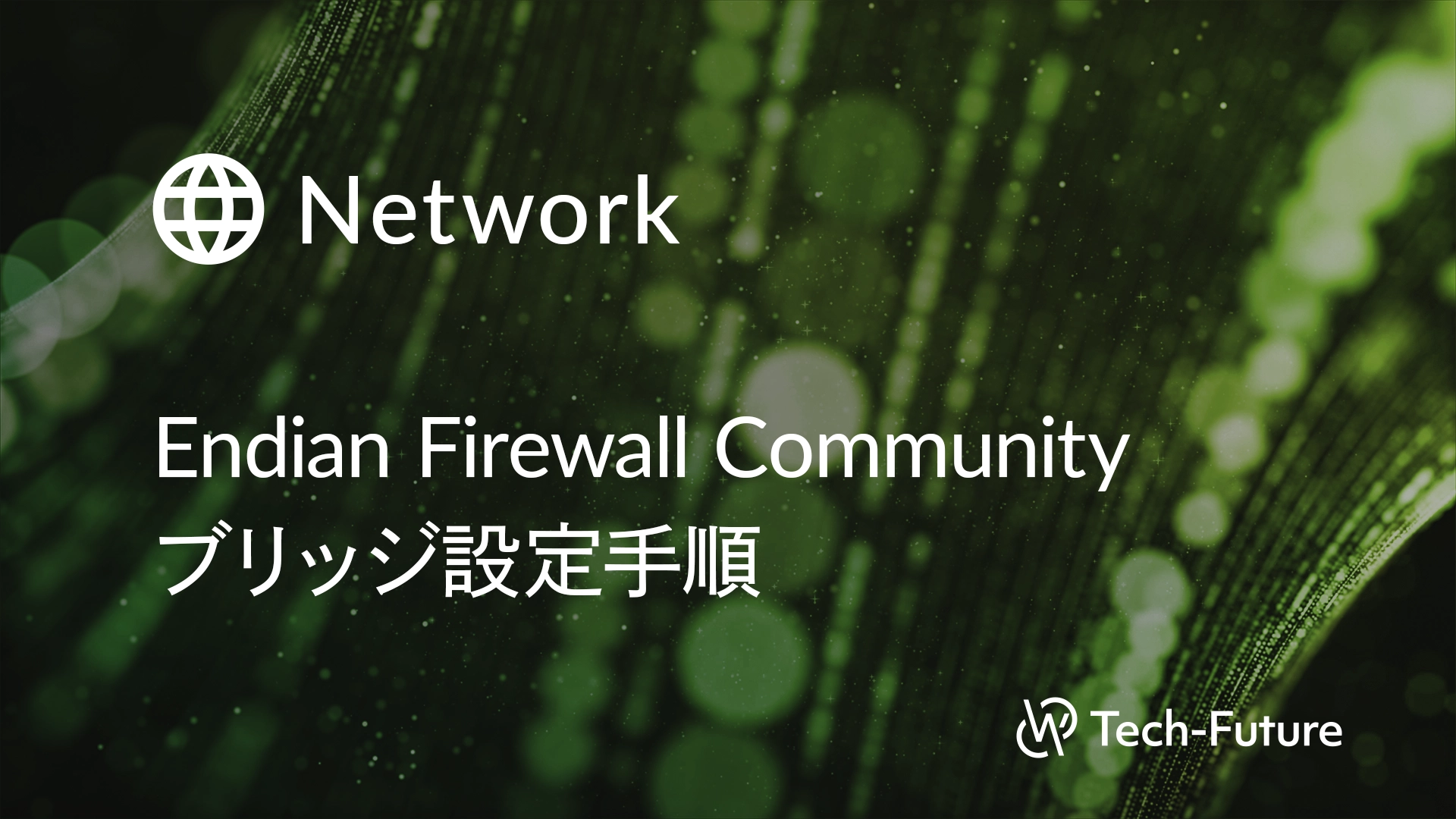 【Network】Endian Firewall Community ブリッジ設定手順 | willserver for tech-future