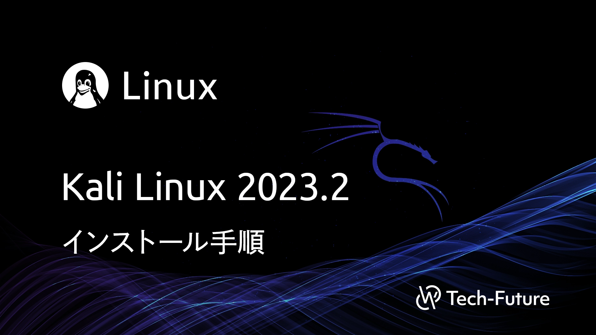 【Linux】Kali Linux 2023.2 インストール手順 | willserver for tech-future