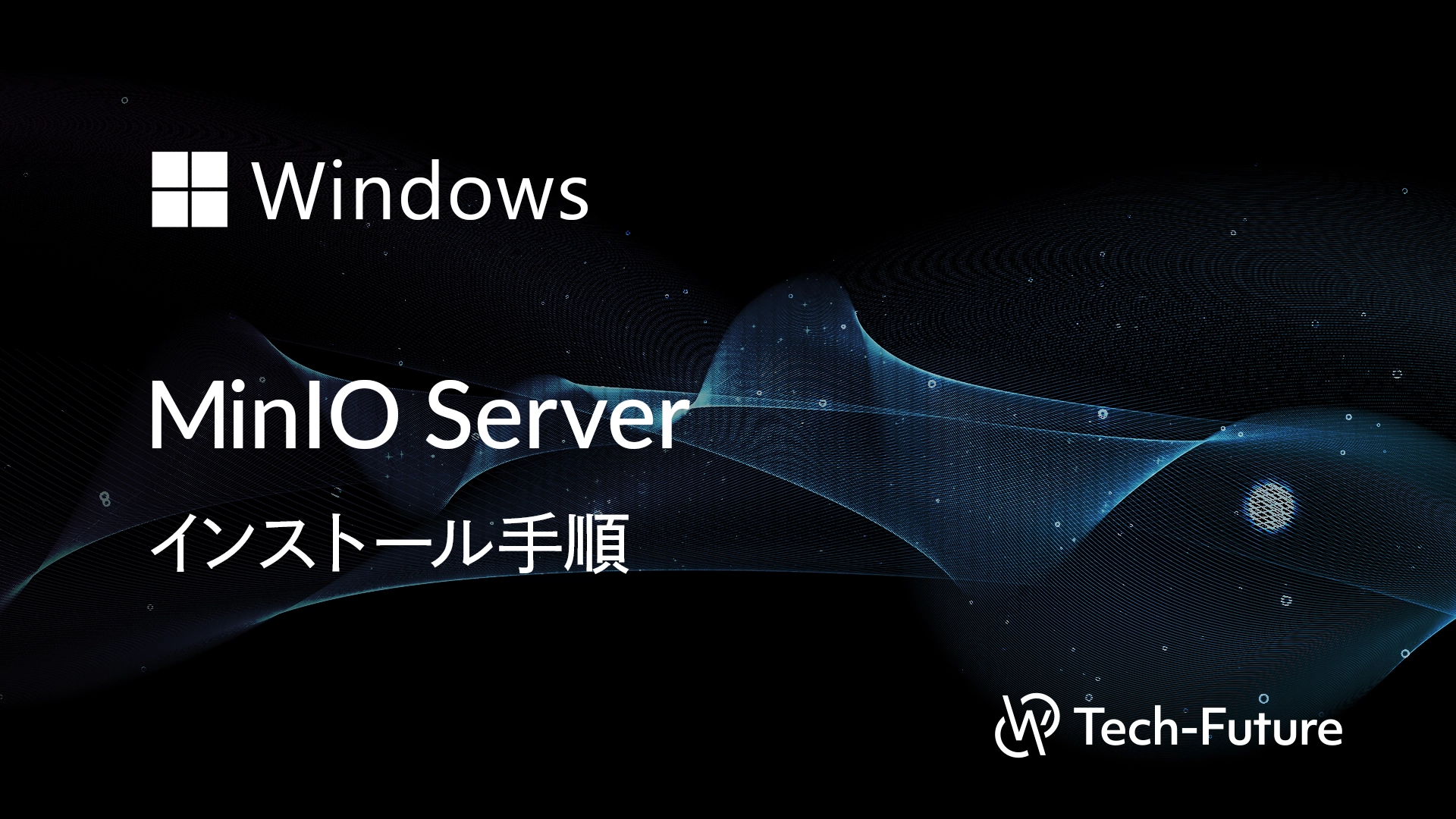 【Windows】MinIO Server インストール手順 | willserver for tech-future